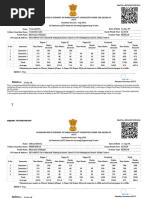ITI Electrician Mark Sheet - Aug 2023 | PDF
