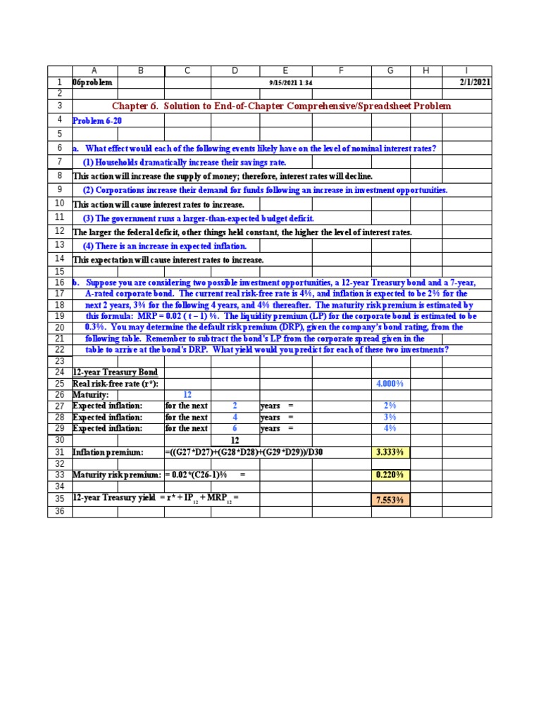 Yield Curve Analysis and Predictions | PDF | Yield Curve | Yield (Finance)