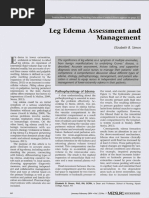 Edema Diagnosis and Management | PDF | Edema | Vein