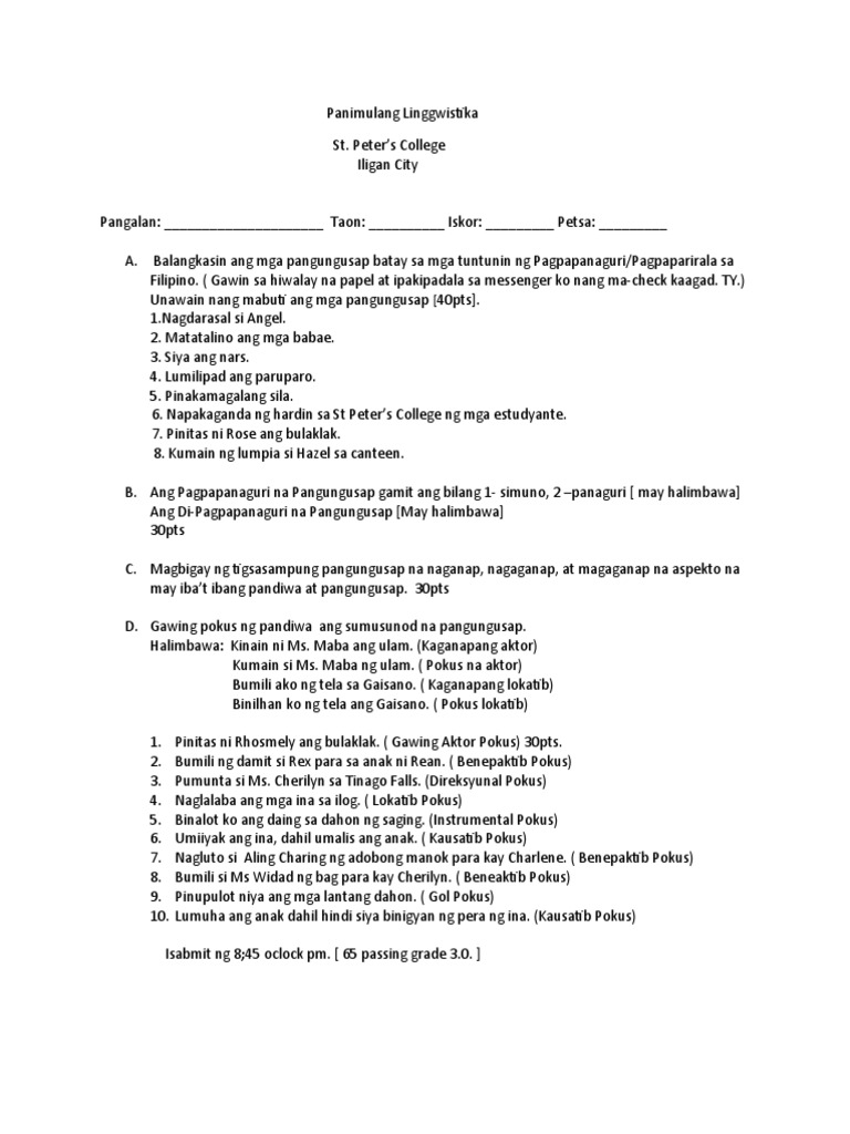 Fil 102 131. Panimulang Linggwistika 2 | PDF