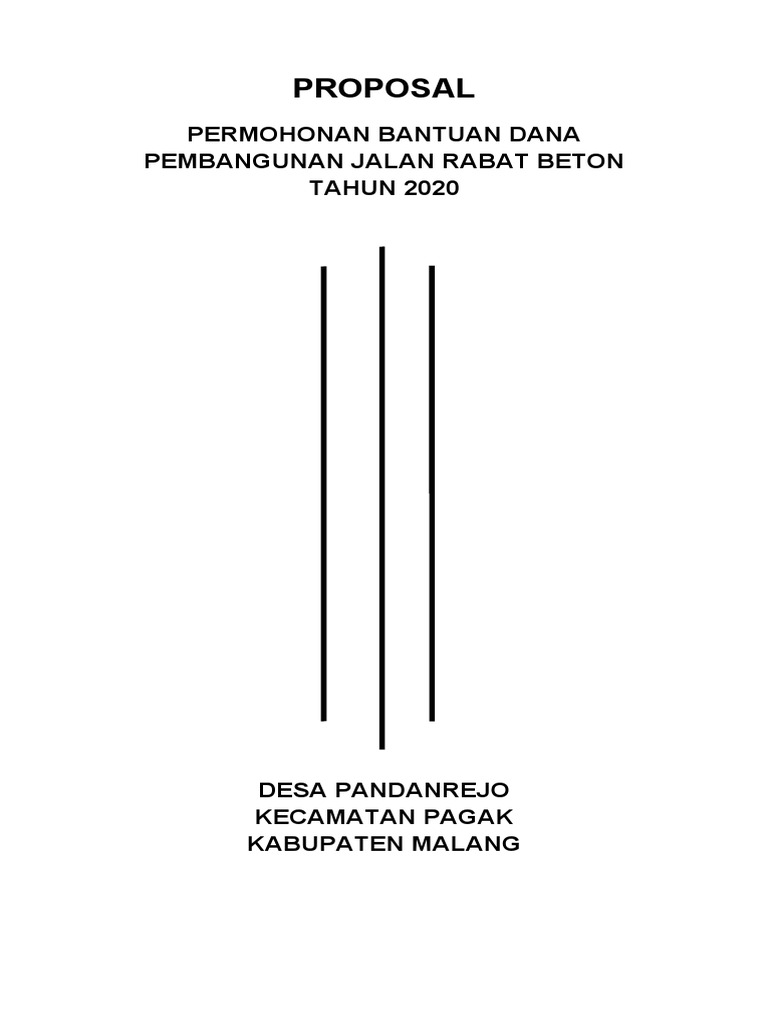 Proposal Rabat Beton | PDF