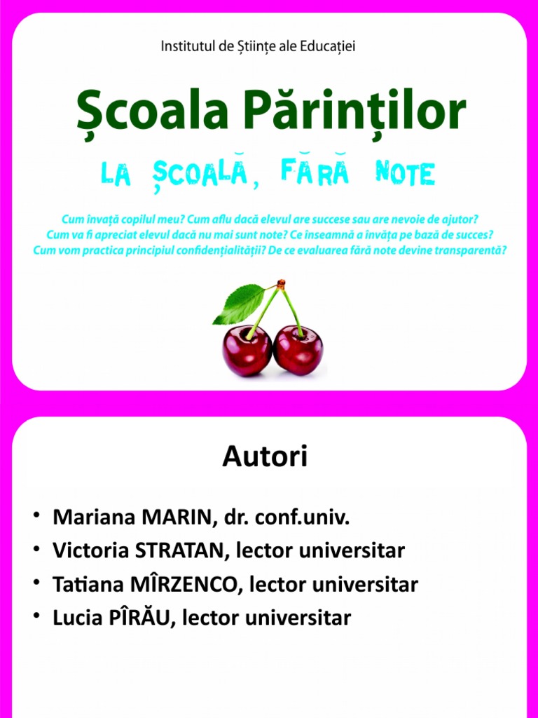 La Scoala Fara Note | PDF