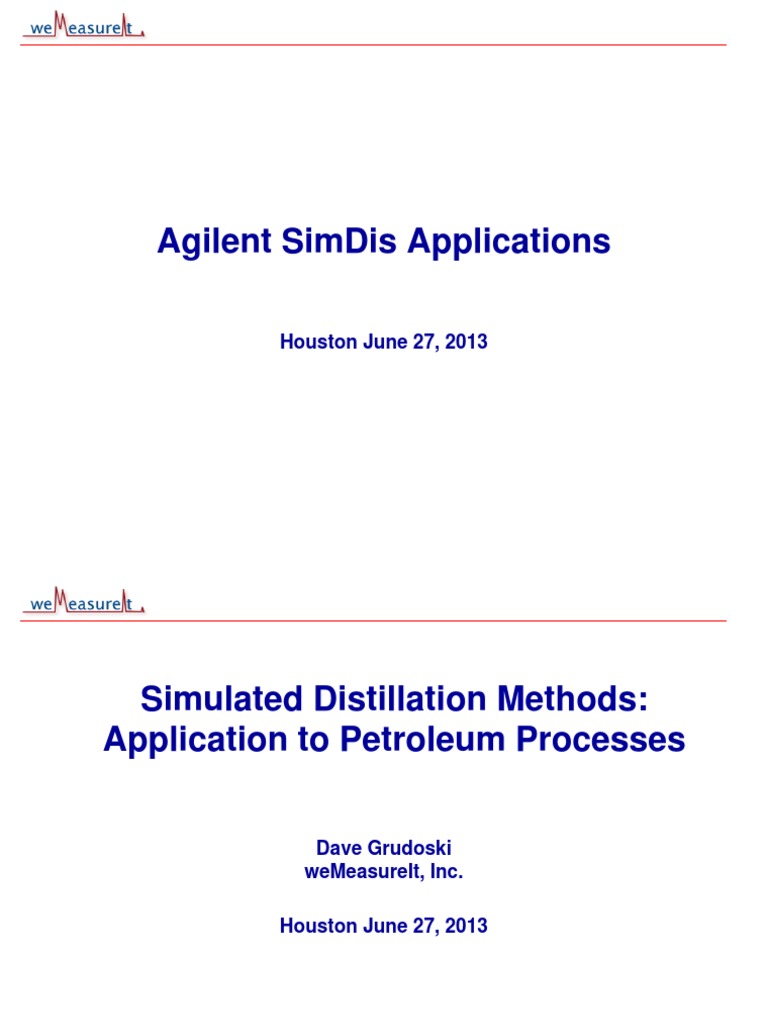ASTS-2013 SimDis | PDF | Distillation | Petroleum