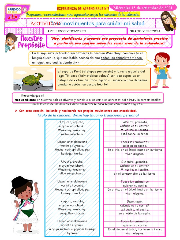 DIA 3 Creo Movimientos para Cuidar Mi Salud. | PDF