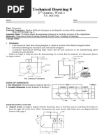 Technical Drawing Grade 8 1 | PDF | Drawing | Geometry