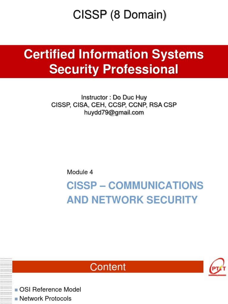Module4 - Communications and Network Security | PDF | Computer Network | Osi Model