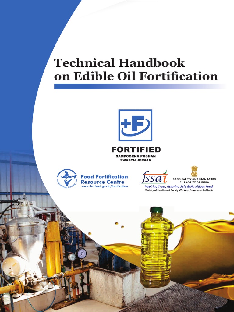 Guidelines for Fortification of Edible Oils with Vitamins A and D | PDF ...