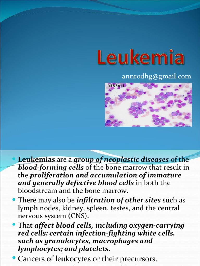Leukemia | PDF | Leukemia | Chemotherapy