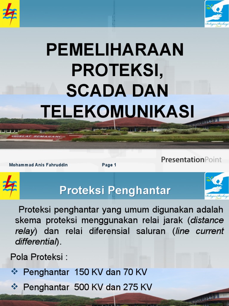 Pemeliharaan Proteksi, Scada Dan Telkom | PDF | Electricity | Systems ...