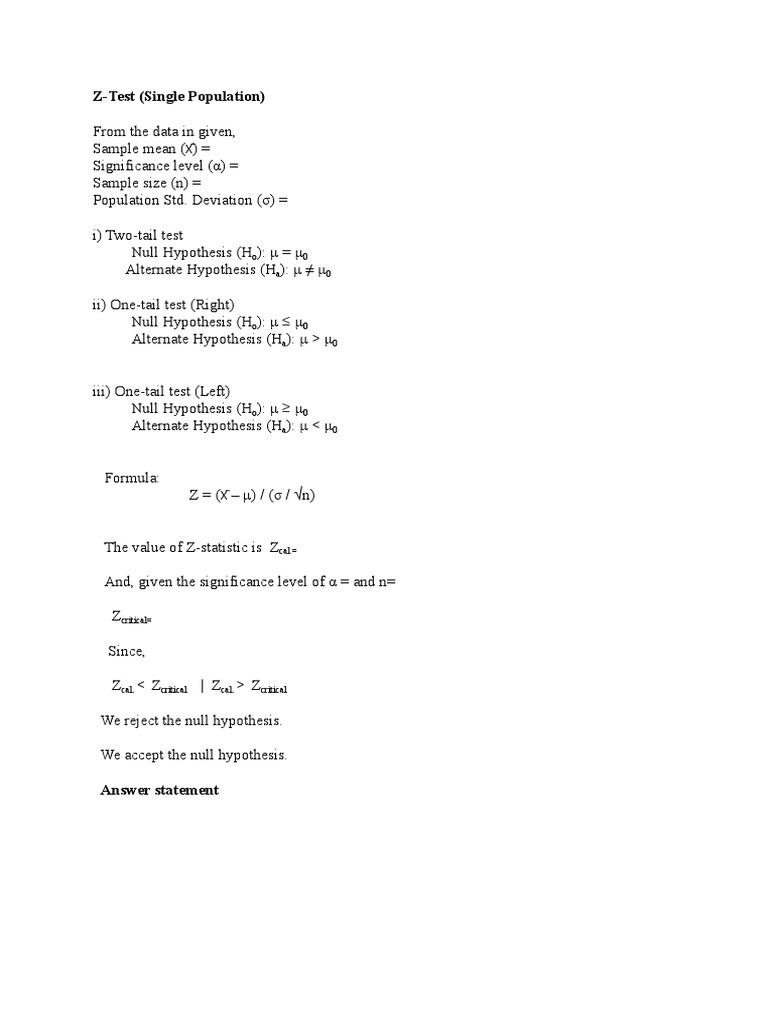 QT Question Template | PDF | Student's T Test | Statistical Significance