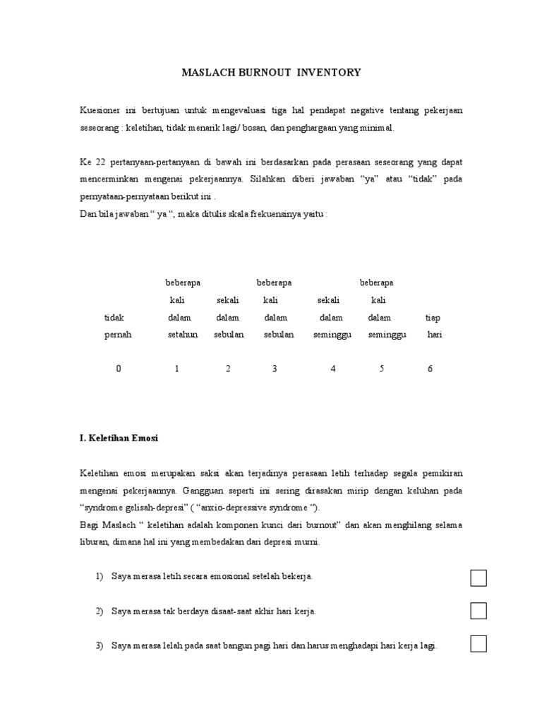 Maslach Burnout Inventory Converted and Interpretation - 1241 | PDF