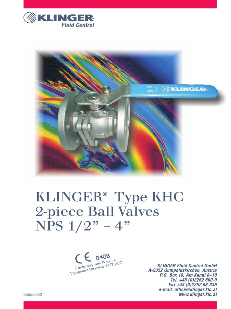 Technical Specifications and Product Overview of 2-Piece Ball Valves ...