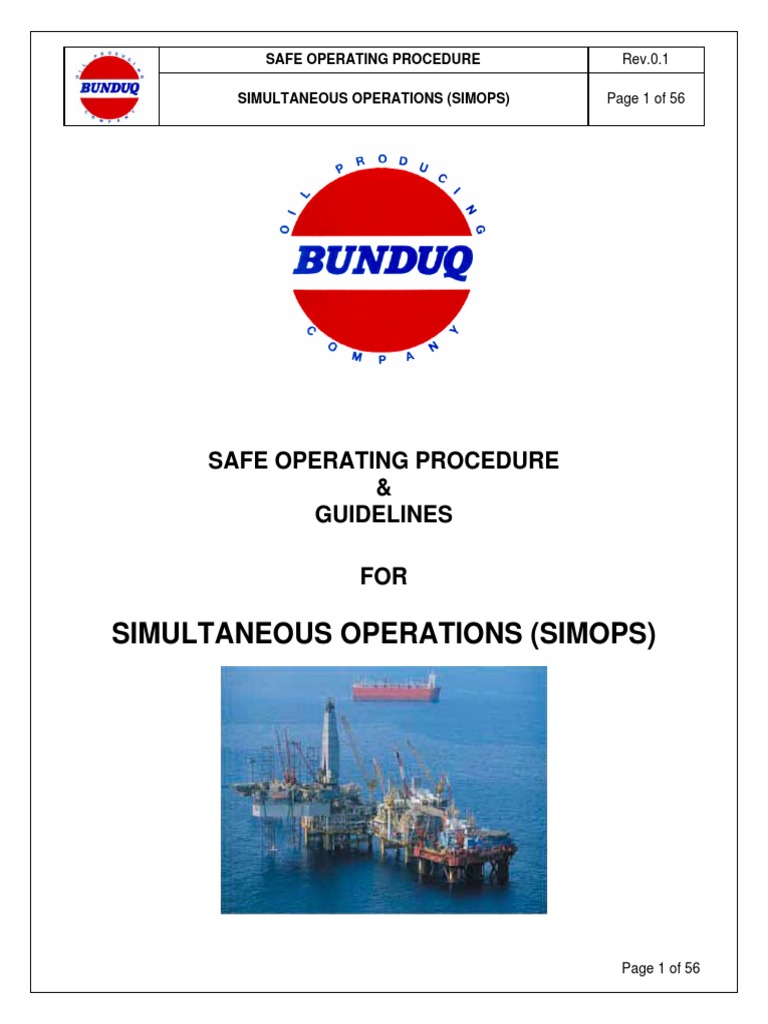 SIMOPS Safety Procedures and Guidelines | PDF | Personal Protective ...