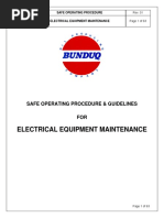 SOP For Breakdown Maintenance - 1 | PDF | Electrician | Personal ...