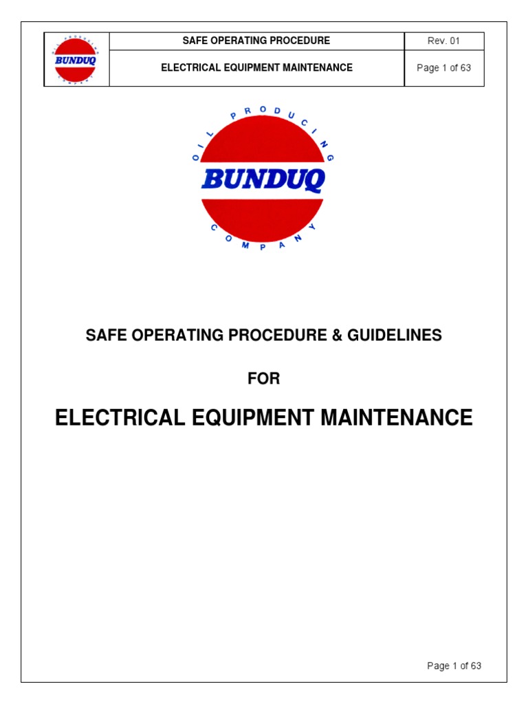 Electrical Equipment Maintenance | PDF | Wear | Safety