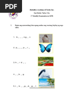 Tahas, Basal, Lansakan Worksheet | PDF