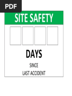 Safety Calendar (Template) | PDF | Transport | Transport Safety