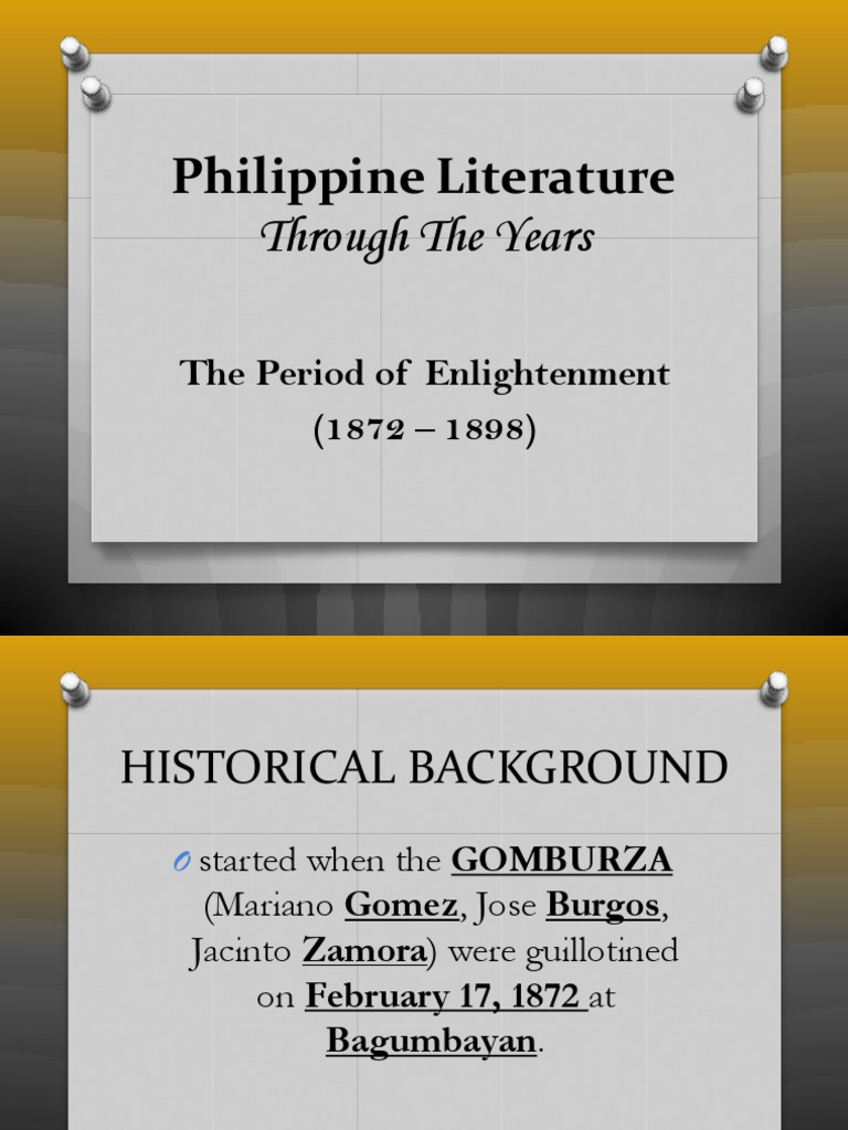 Philippine Literature: Through The Years | Download Free PDF | Philippines