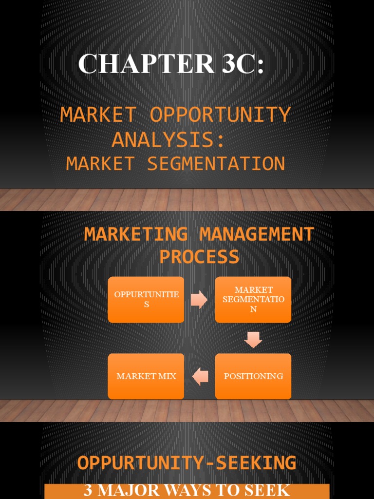 Market Opportunity Analysis Overview | PDF | Market Segmentation ...