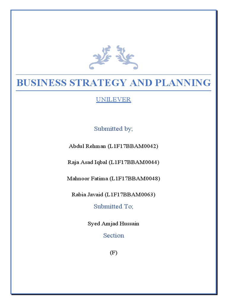 Business Strategy and Planning Assignment | PDF | Business | Finance ...