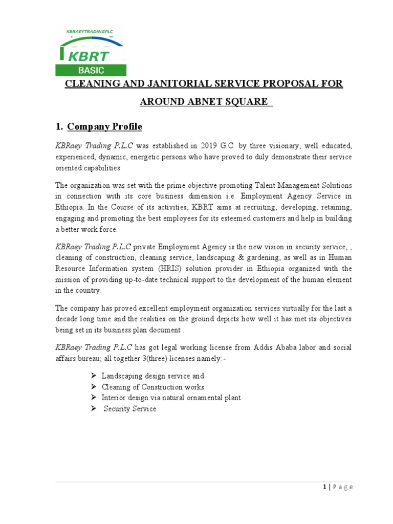 KBRT 2020 Proposal (Techinical) | PDF | Human Resources | Employment