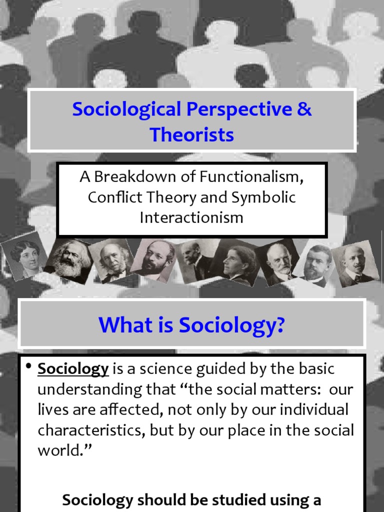 Sociological Perspective & Theorists: A Breakdown of Functionalism ...