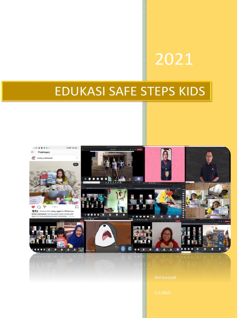 Kerangka Acuan Edukasi Safe Steps Kids 2021 | PDF