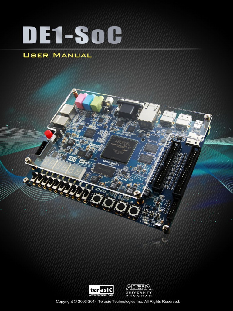 DE1-SoC User Manual | PDF | Field Programmable Gate Array | Usb