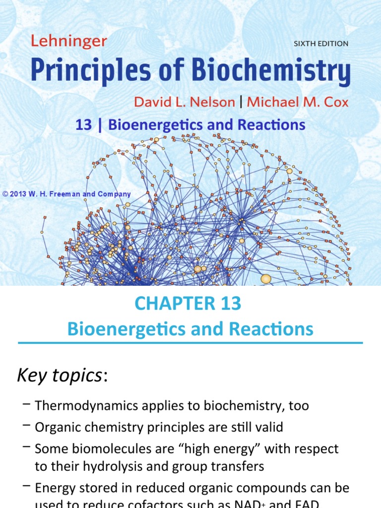 Lehninger PPT Ch13 2 | PDF | Redox | Chemical Reactions