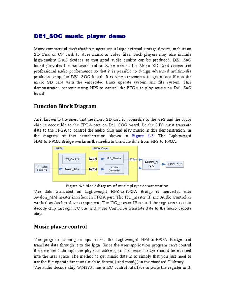 TERASIC DE1 SOC VIP Demo | PDF | Field Programmable Gate Array | Usb