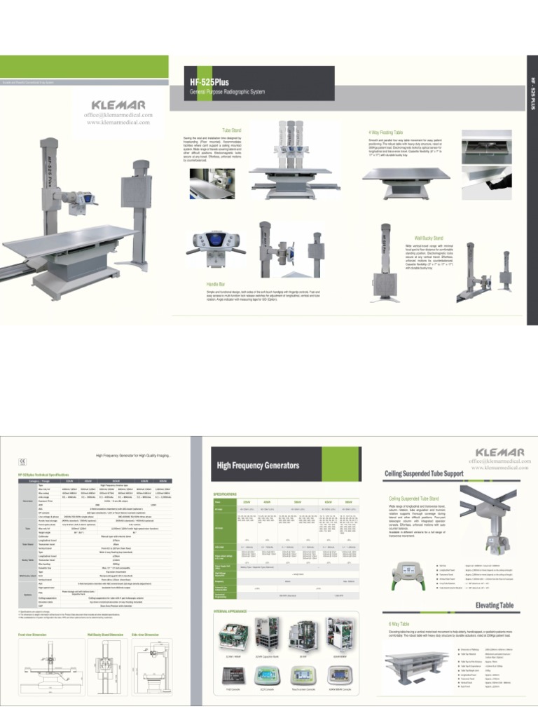 Catalog X Ray HF 525 Plus | PDF