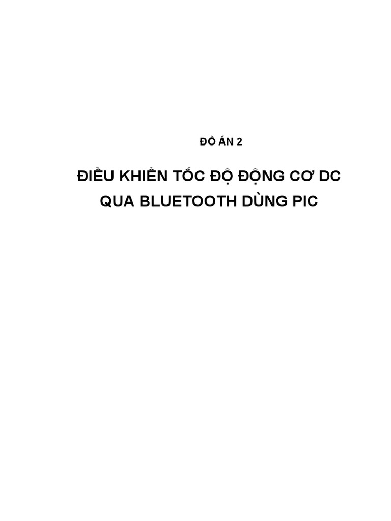 (123doc) - Dieu-Khien-Toc-Do-Dong-Co-Dc-Qua-Bluetooth-Dung-Pic | PDF