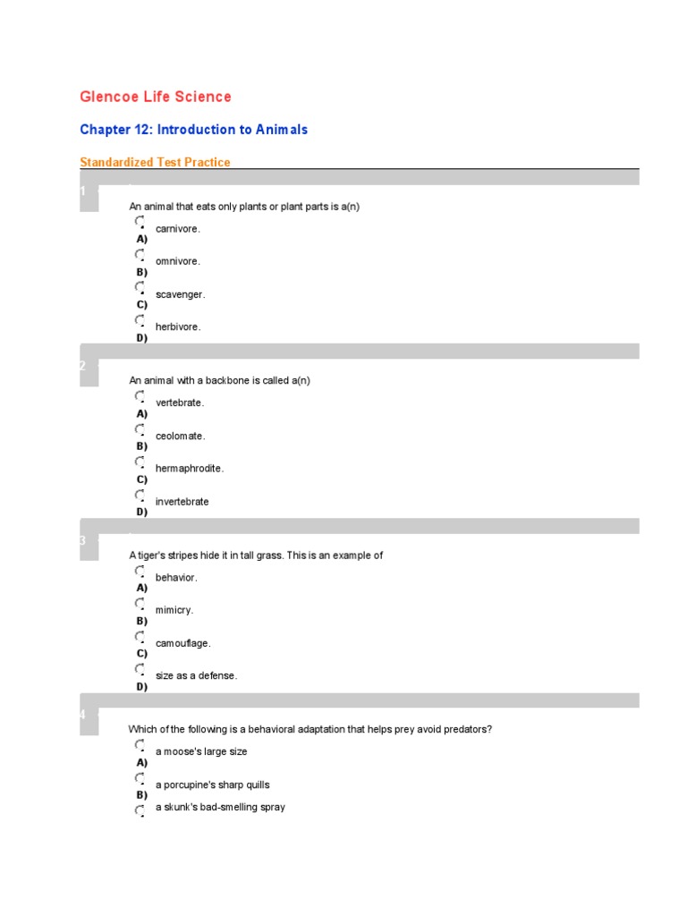 Glencoe Life Science3 | PDF | Fish | Amphibian