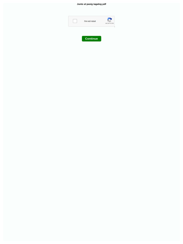 Continue: Junto Al Pasig Tagalog PDF | PDF | Philippines