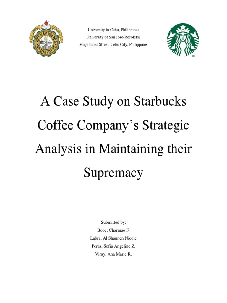 TEAM 4 Case Study Starbucks | PDF | Starbucks | Brand