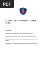 Scania Fault Codes | PDF | Relay | Electrical Components