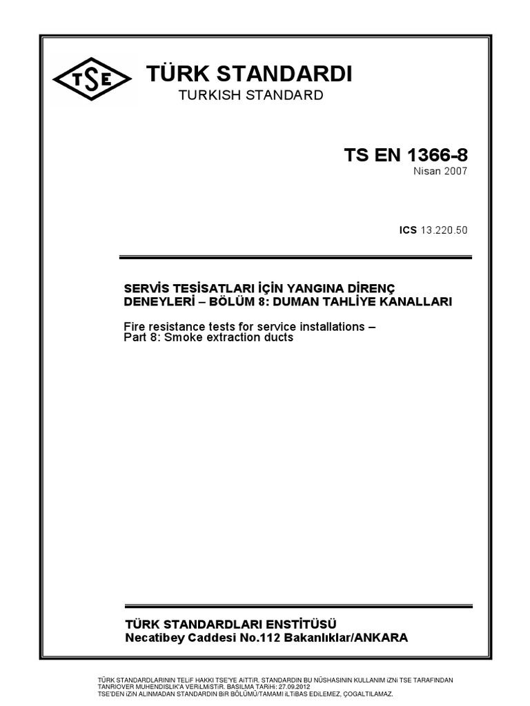 TS En-1366 - 8 | PDF