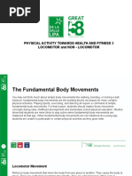 The Basic Natural Movements - Locomotor and Non Locomotor | PDF | Self ...