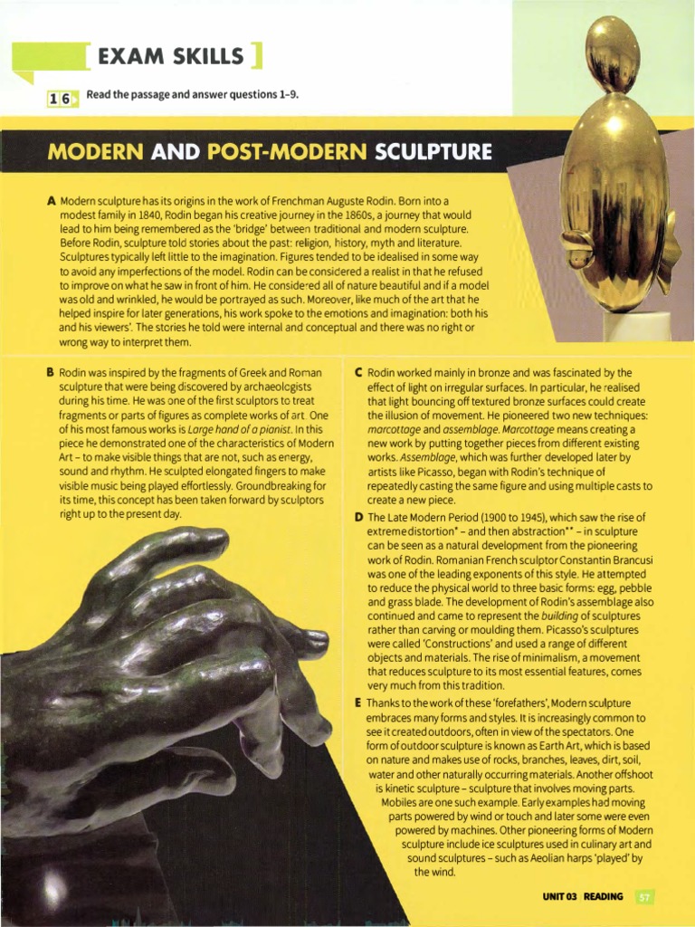 Reading 3 (Mindset 3-59) | PDF | Sculpture | Installation Art