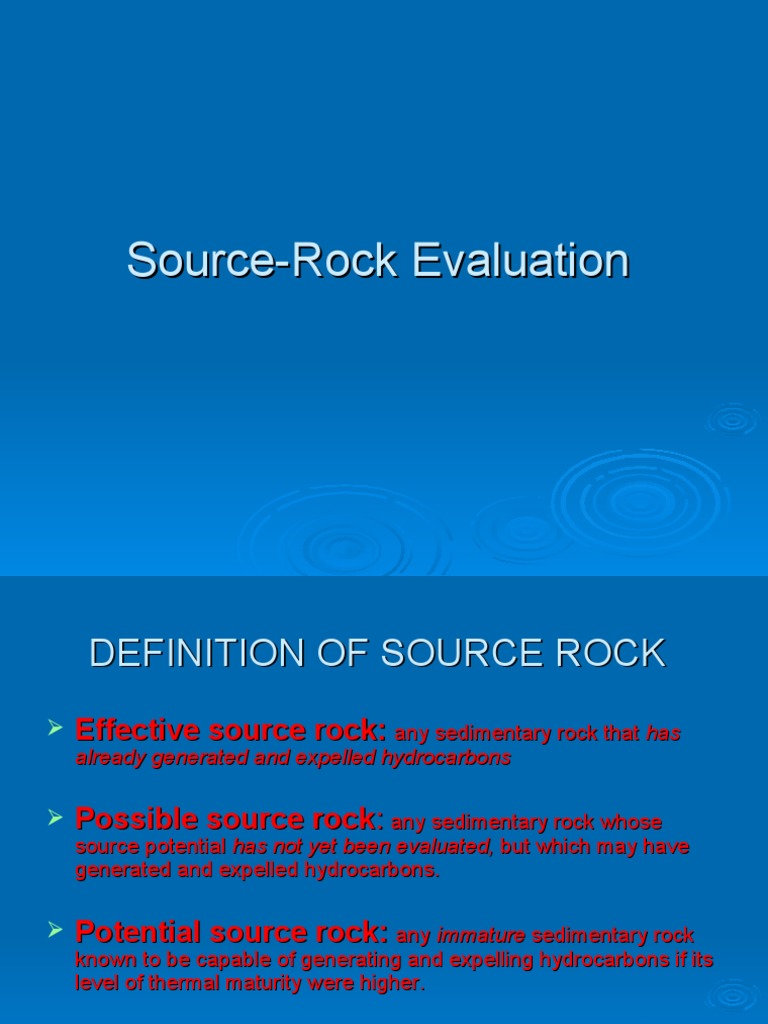 3-Source-Rock Evaluation Course Lecture 1 | PDF | Alkane | Chemistry