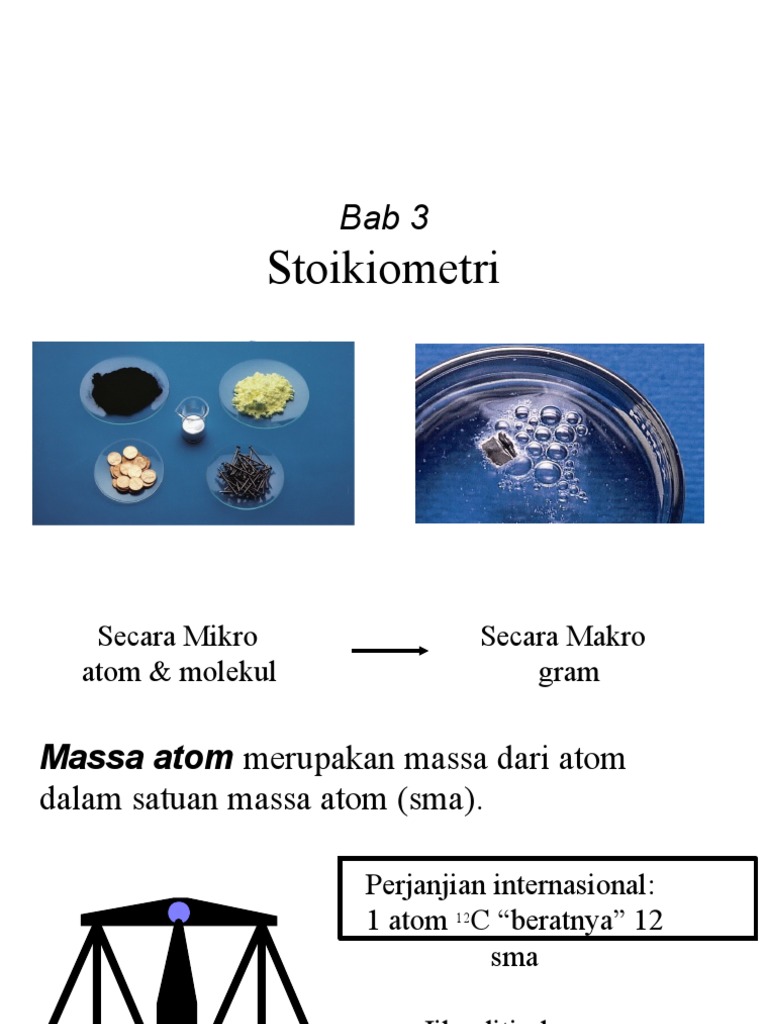 Materi 1 STOIKIOMETRI | PDF