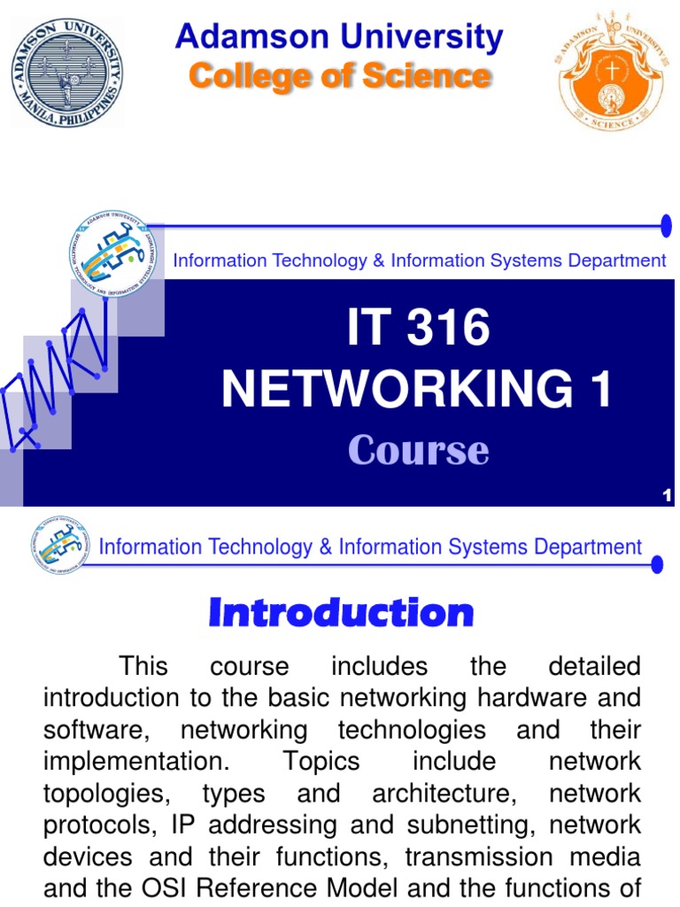 IT 316 Module 1 Introduction To Networking | PDF | Computer Network | Cisco Certifications