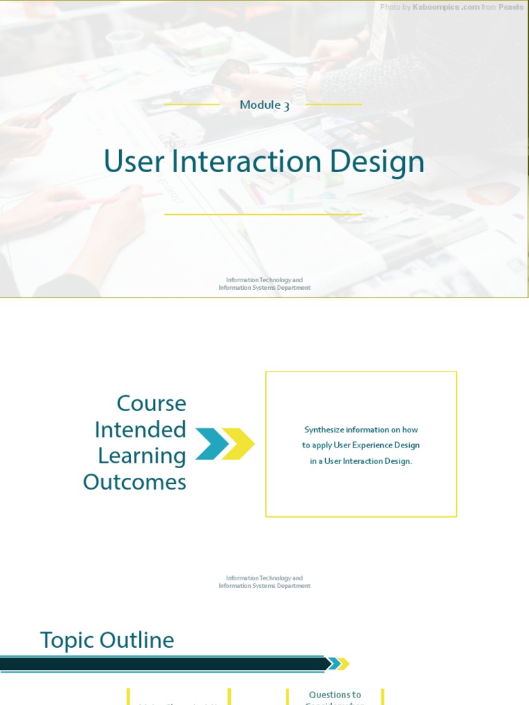 User Interaction Design: Information Technology and Information Systems ...