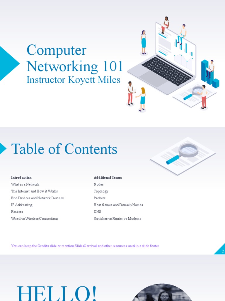 Computer Networking 101: Instructor Koyett Miles | PDF | Computer ...