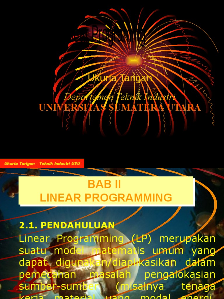 Riset Operasi I - 2 (Linear Programming) | PDF | Komputer