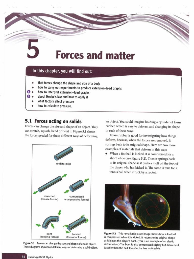 Physics Chapter 5 Forces and Matteer Book | PDF