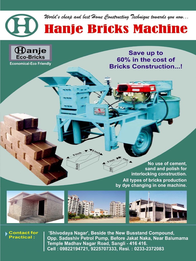 Diesel Engine Brick Making Machine | PDF