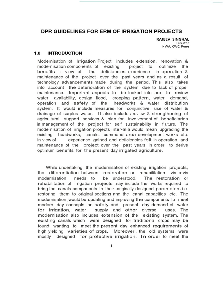 DPR Flood | PDF | Flood | Irrigation