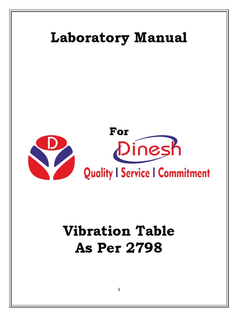 Vibration Table Leakage Testing Guide | PDF