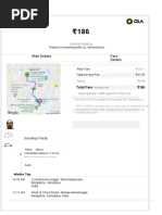 Ola Cab Bill | PDF | Invoice | Services (Economics)